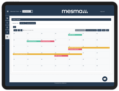 Mesma Quality Assurance Software and Advisory Support
